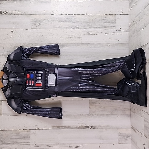 Rubie's | Other | Darth Vader Star Wars Pullon Costume Attached Boots Halloween Size Small ...